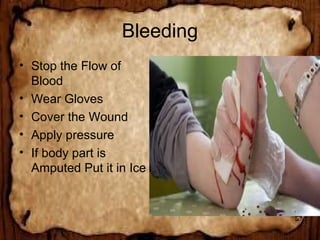 Presentation for First Aid | PPT