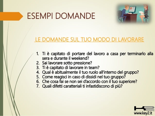 Domande E Risposte Colloquio Conoscitivo Scienza