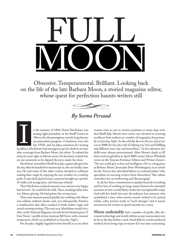 Barbara Moon | PDF