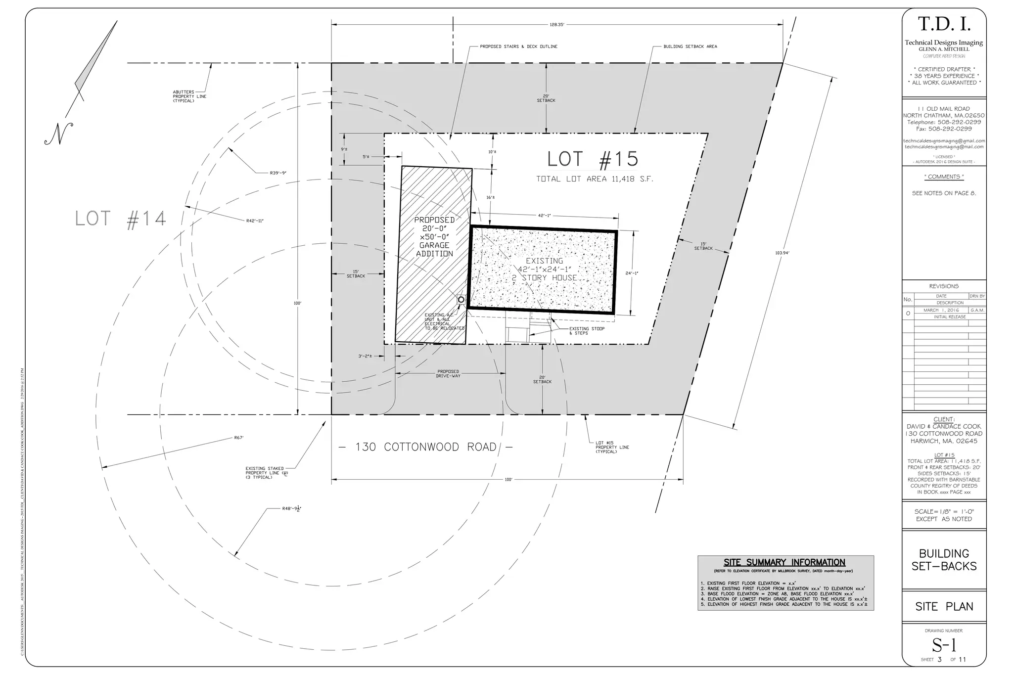 03___S-1 Site Plan Set-Backs | PDF