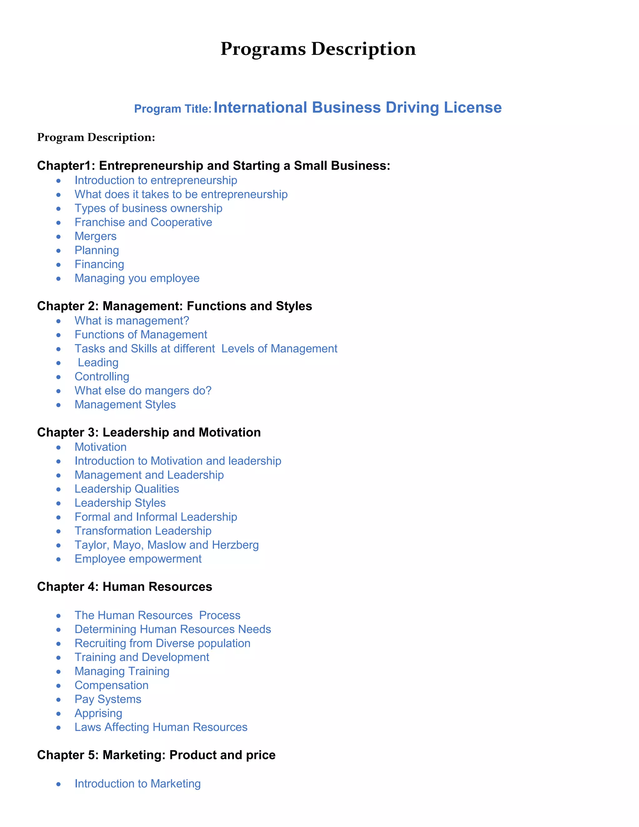 IBDL outline | PDF