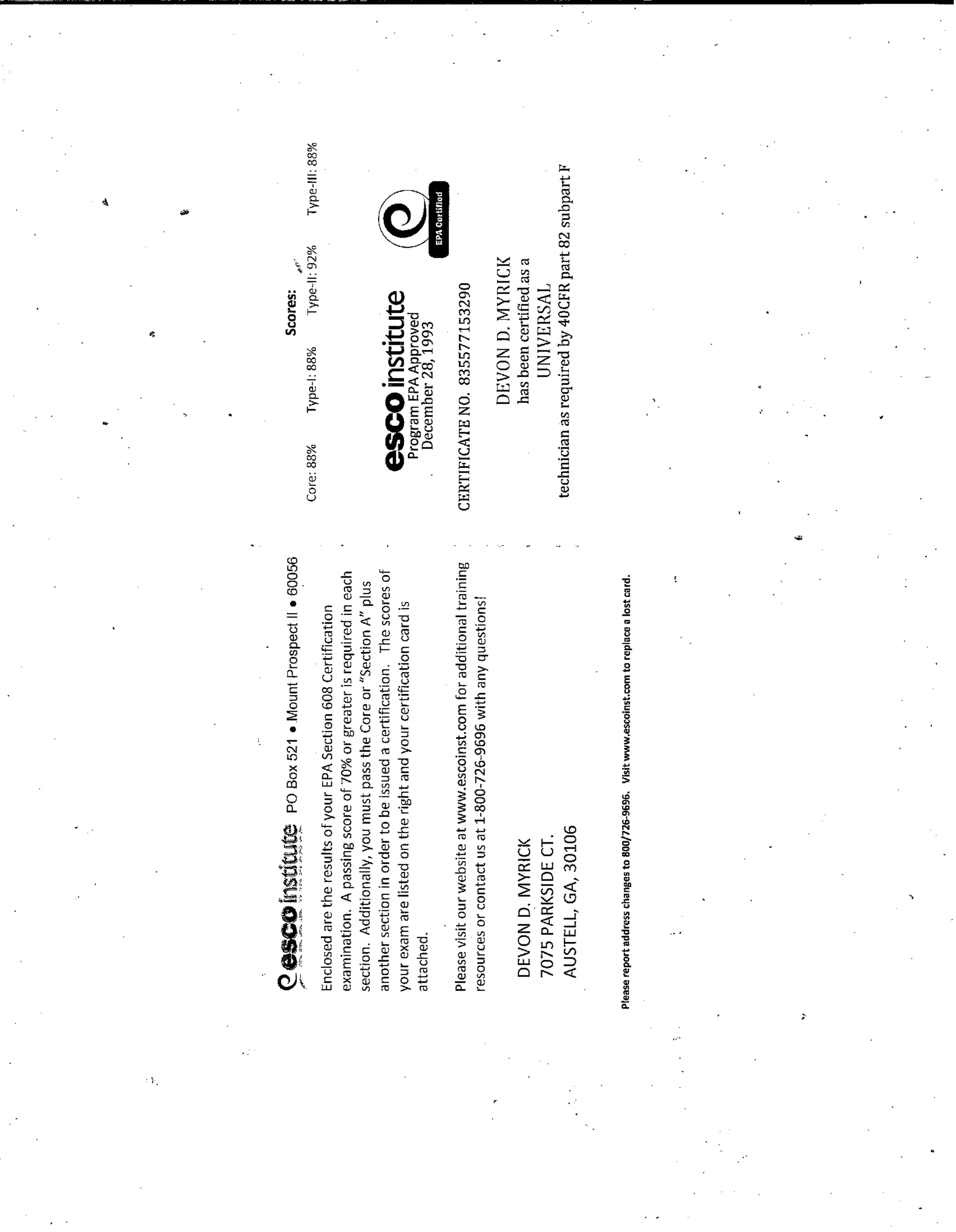 BOC Certification | PDF