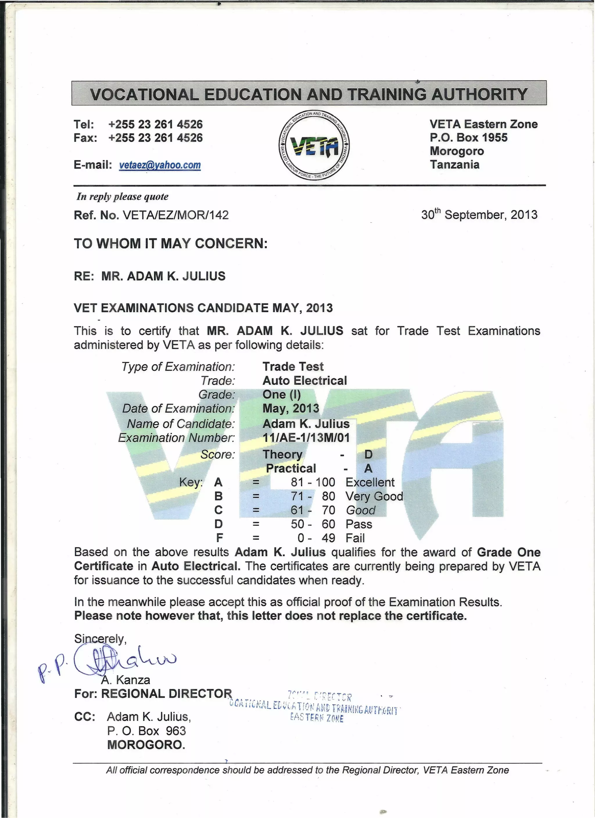 Certificate in AUTOELECTRICAL | PDF