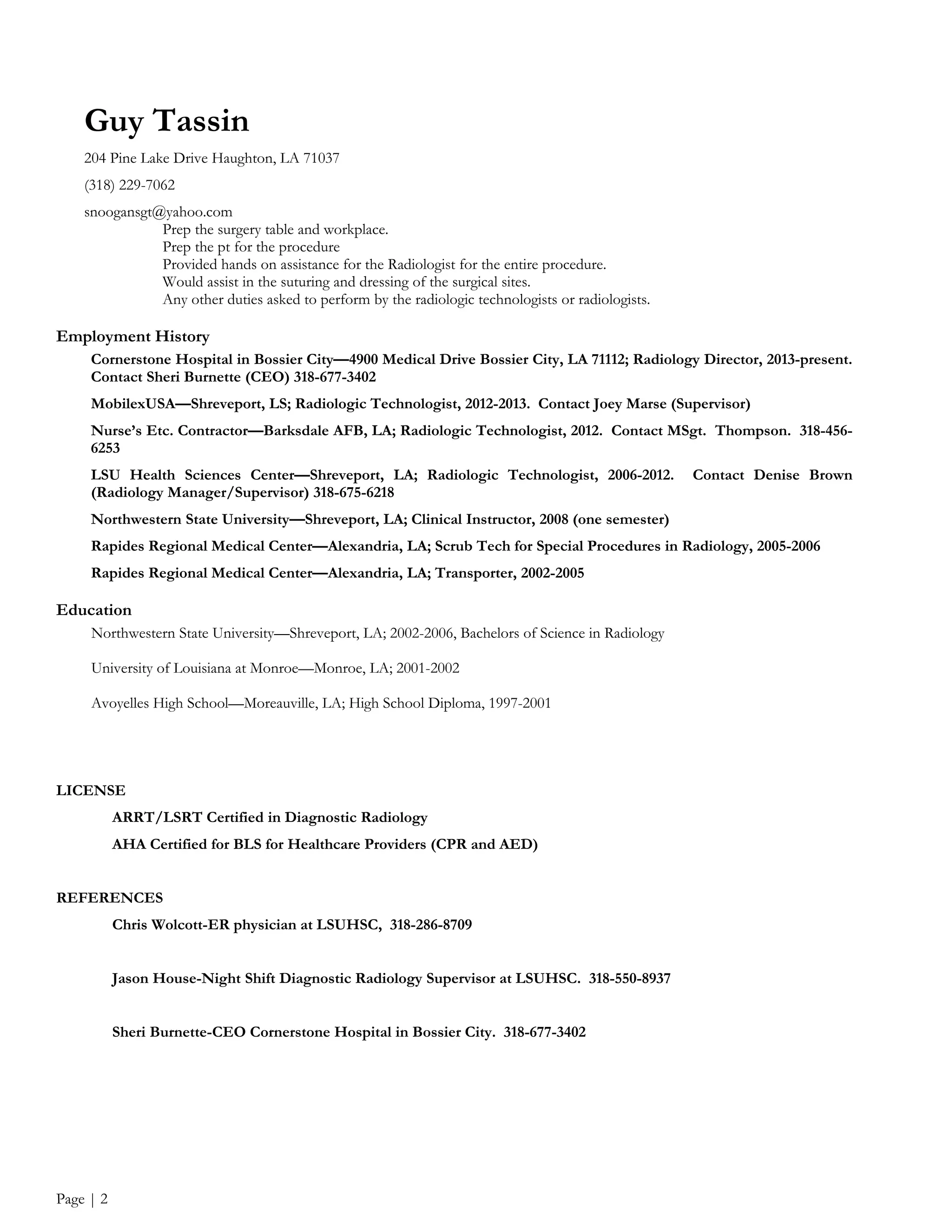 guy's updated resume | DOC