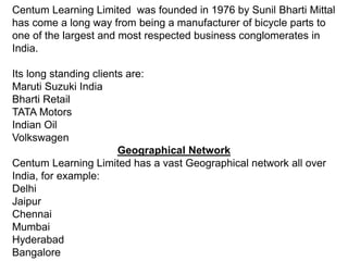 CENTUM PPT | PPT