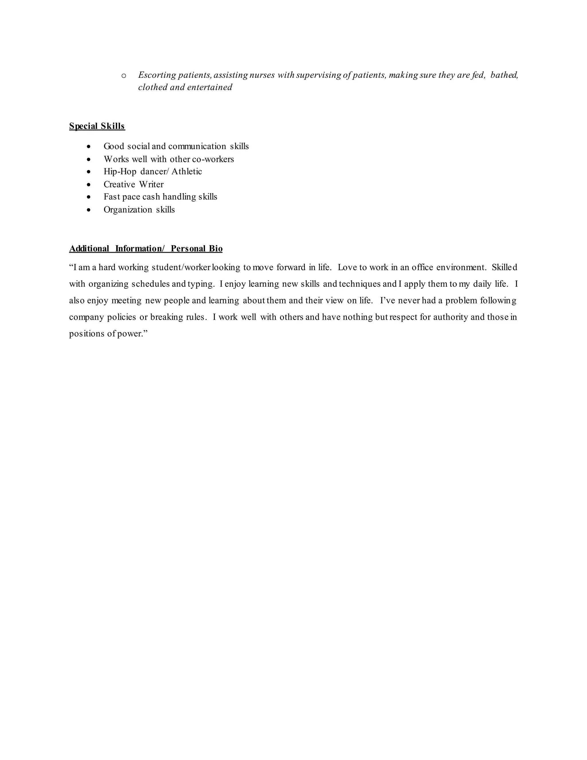 Resume eg | DOCX
