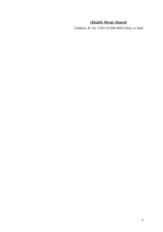 meraj_resume - Copy | DOC | Business Accounting & Finance | Business