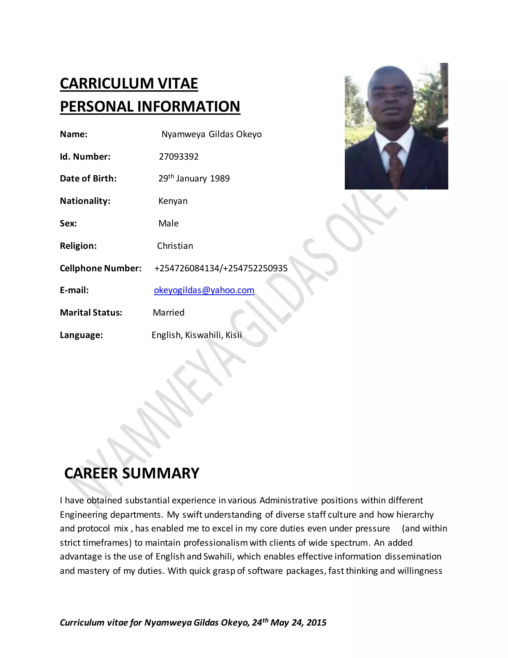 CARRICULUM VITAE (Autosaved) | DOCX