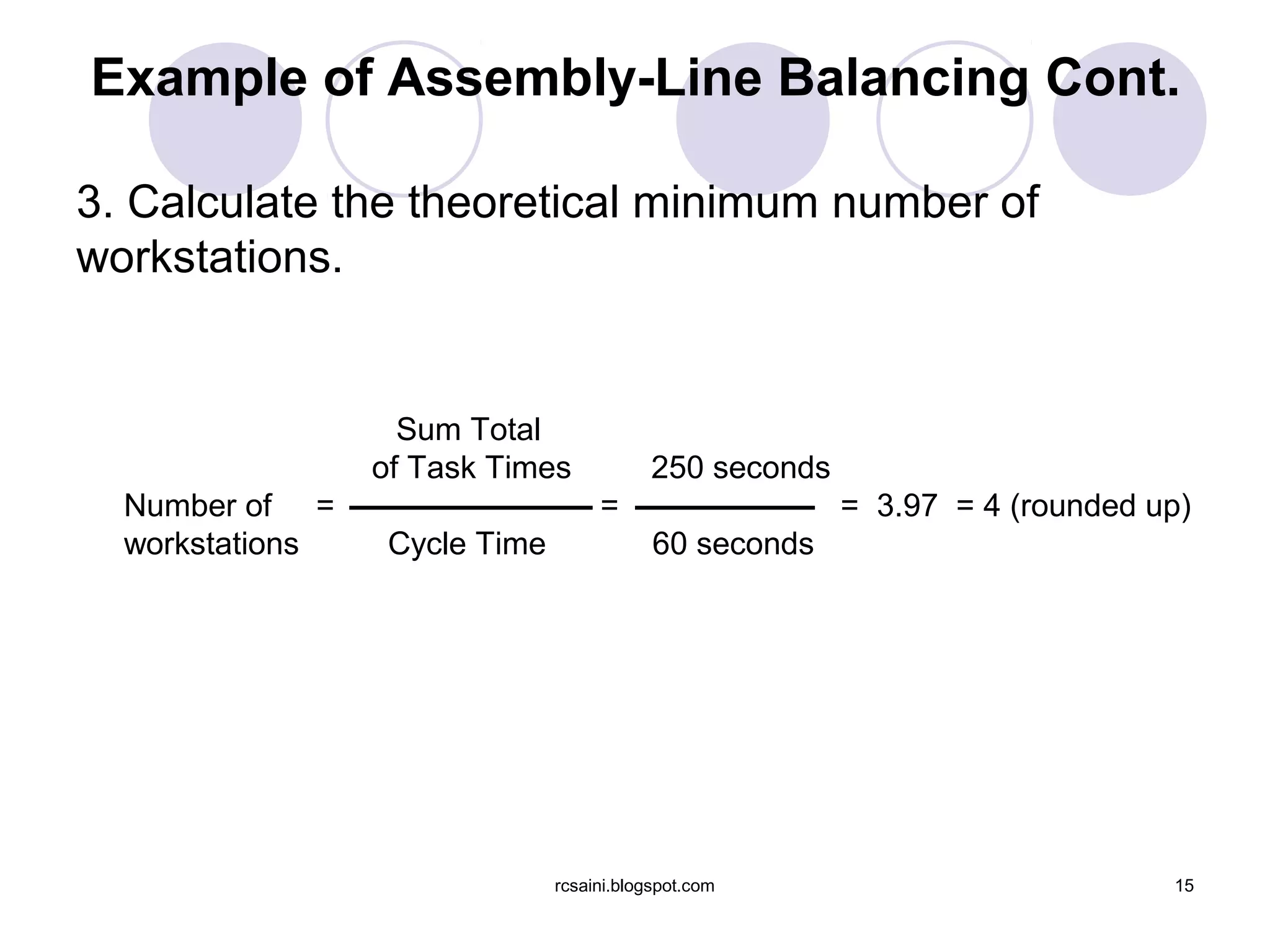 79971255 assembly-line-balancing | PPT