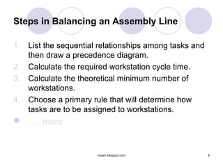 79971255 assembly-line-balancing | PPT