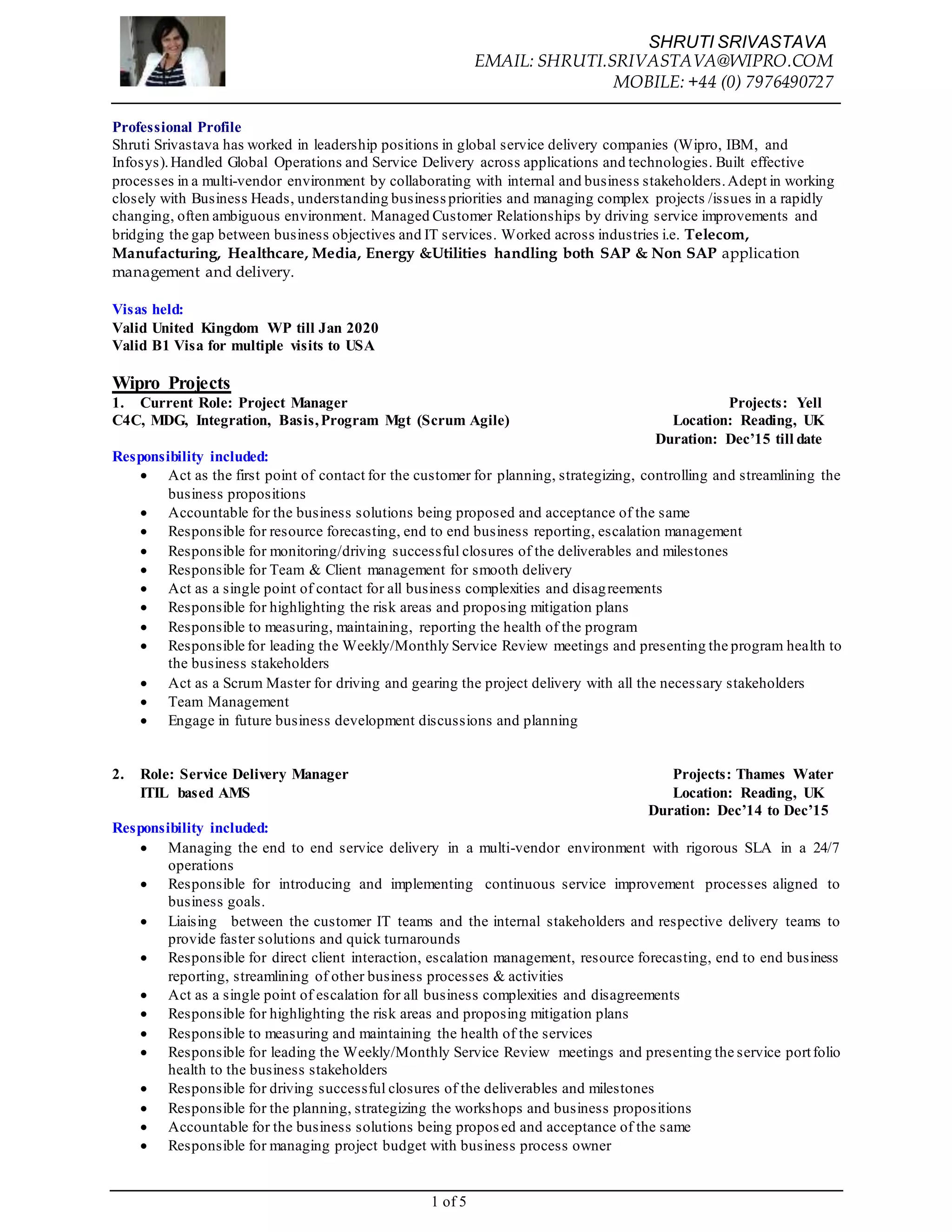 Shruti_Wipro_Service Delivery Manager UK | DOCX