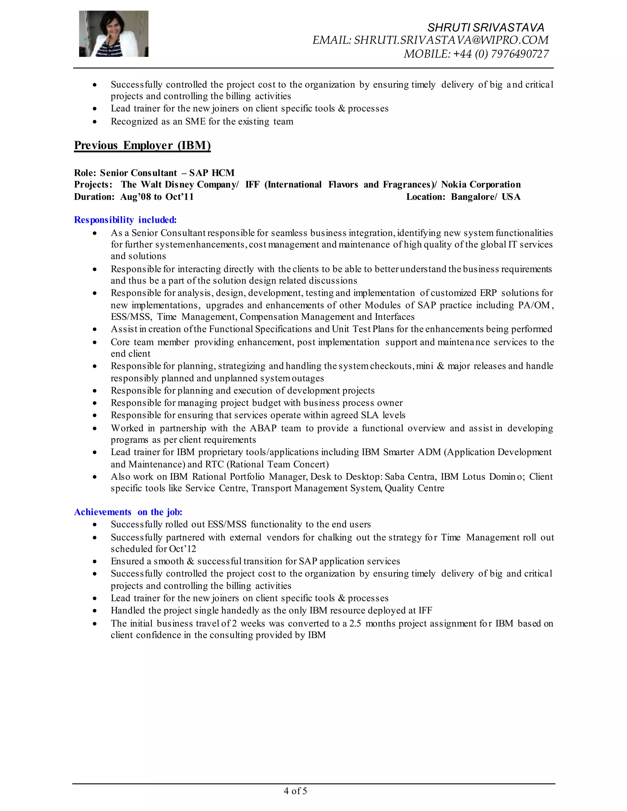 Shruti_Wipro_Service Delivery Manager UK | DOCX