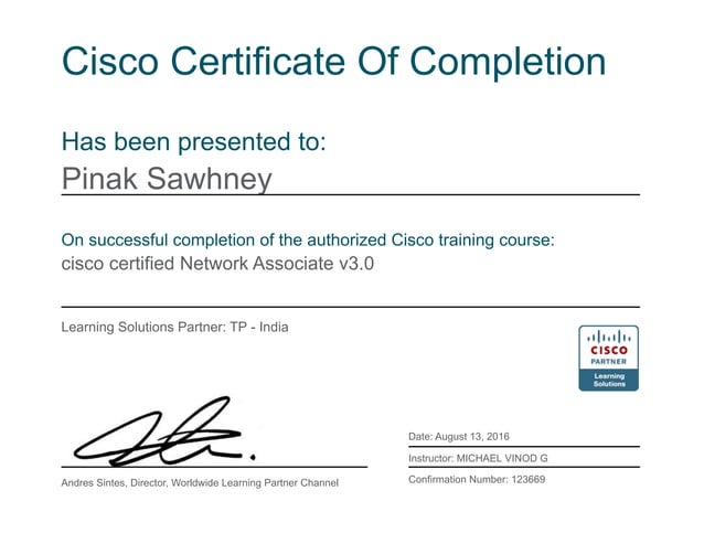 Cisco Learning Solutions Partner Certificate_86_48416182 | PPT