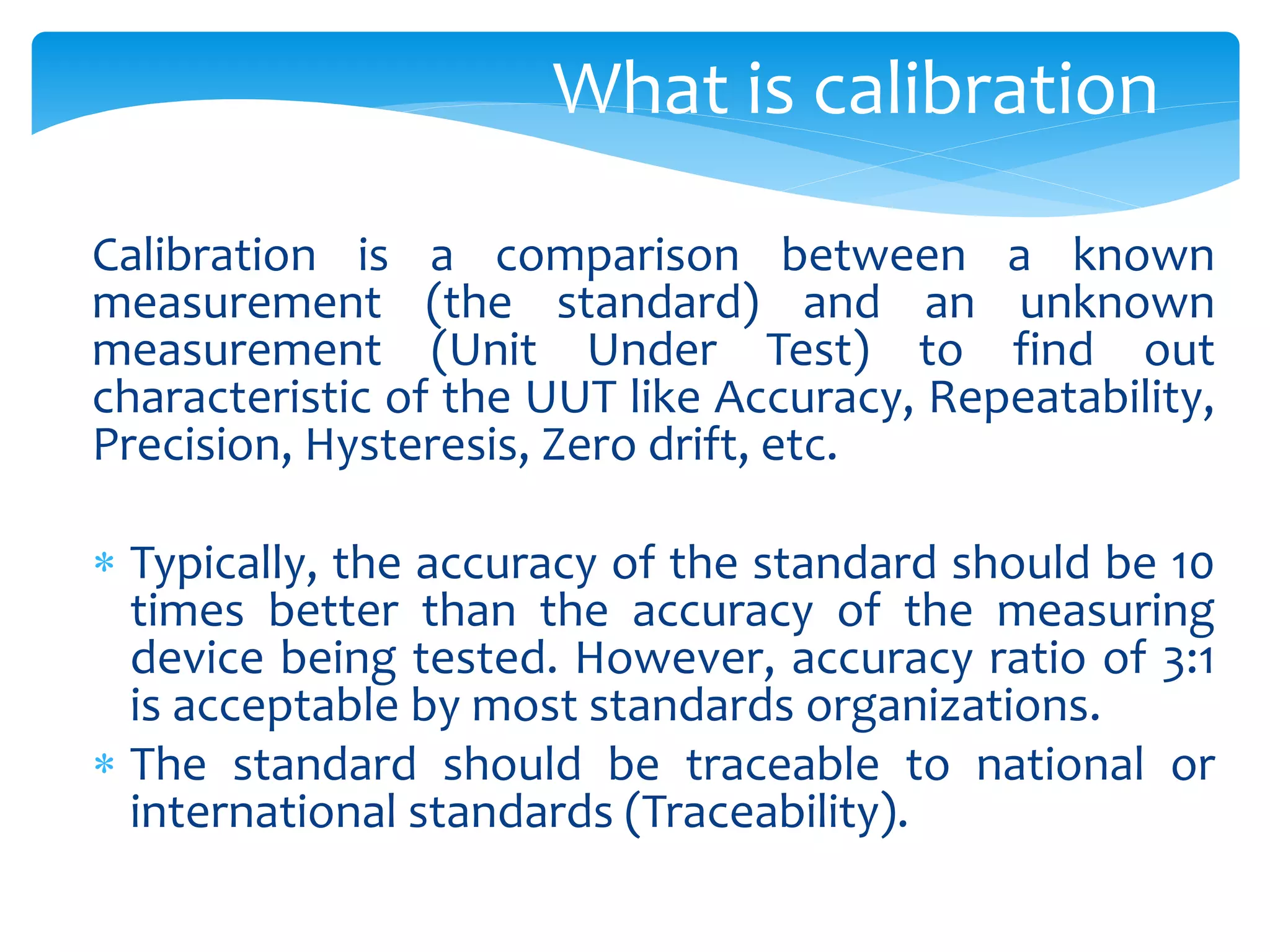 Calibration | PPTX | Physics | Science