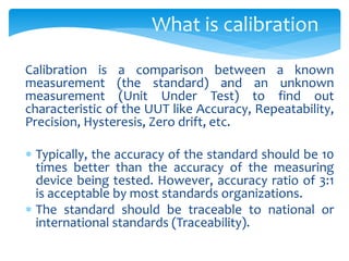 Calibration | PPTX | Physics | Science