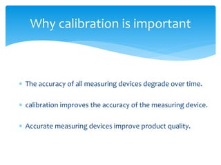 Calibration | PPT
