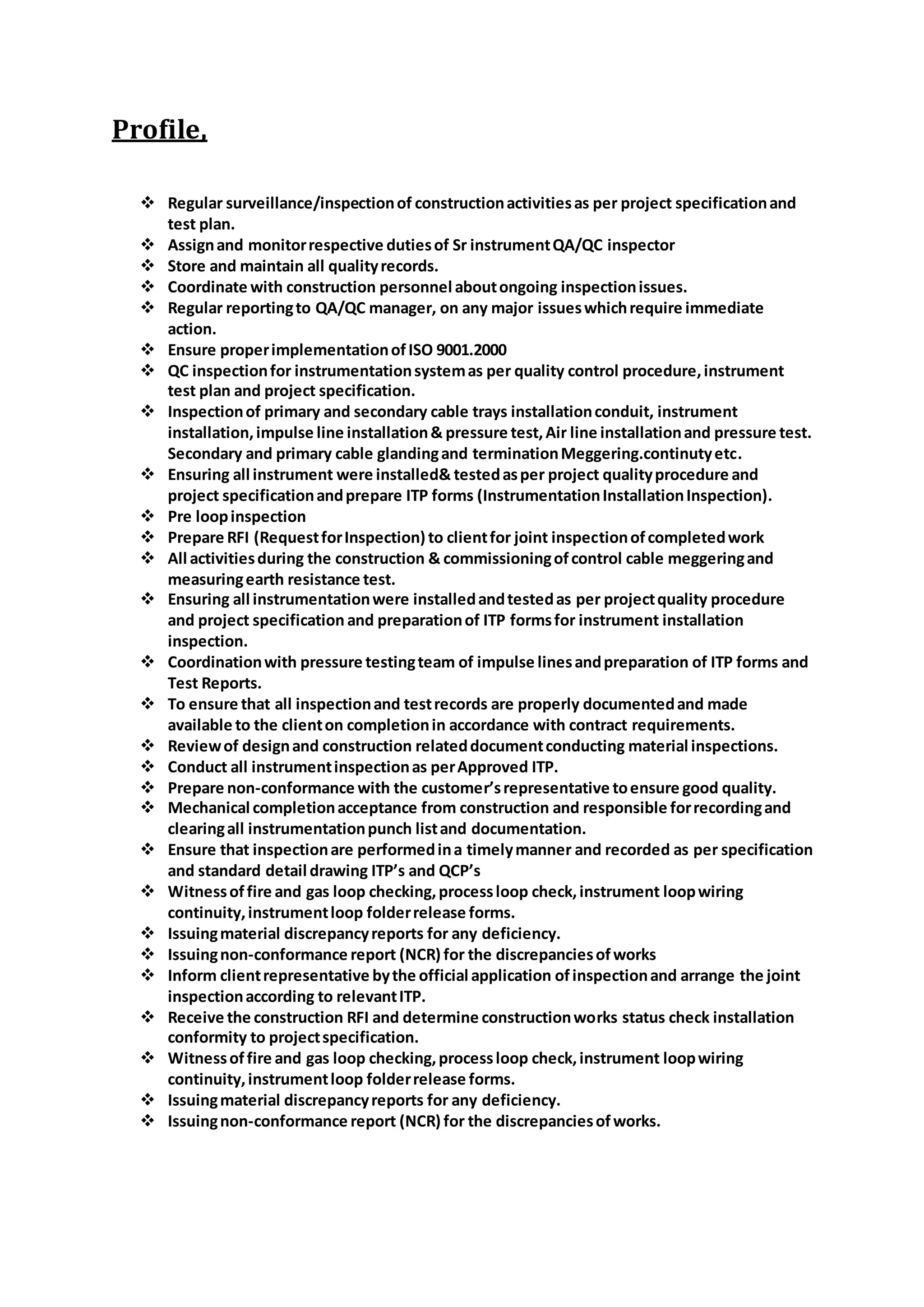 Instrumentation Inspector | DOCX