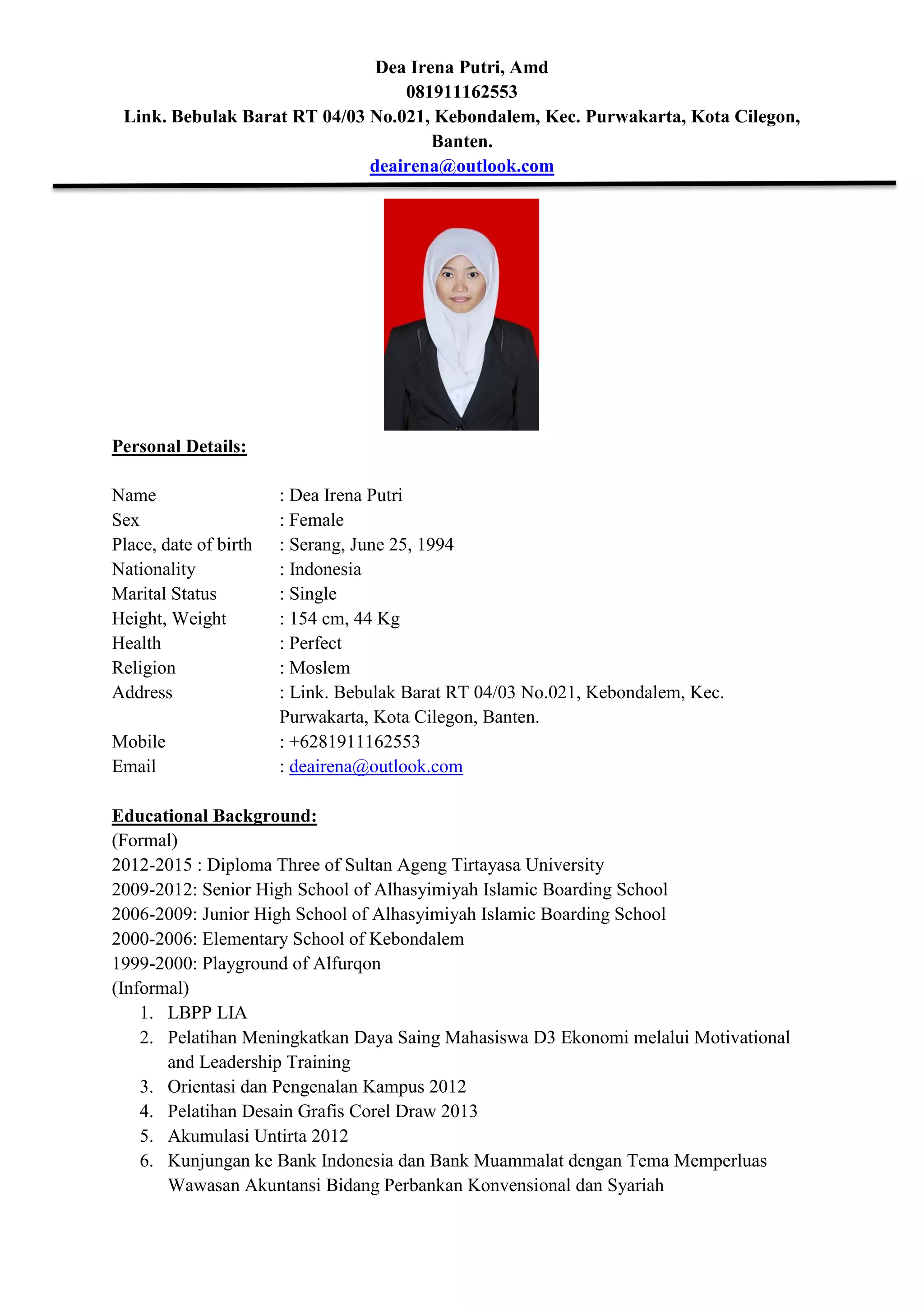 Curriculum Vitae | PDF