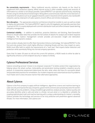 Cylance_Protect_Datasheet | PDF