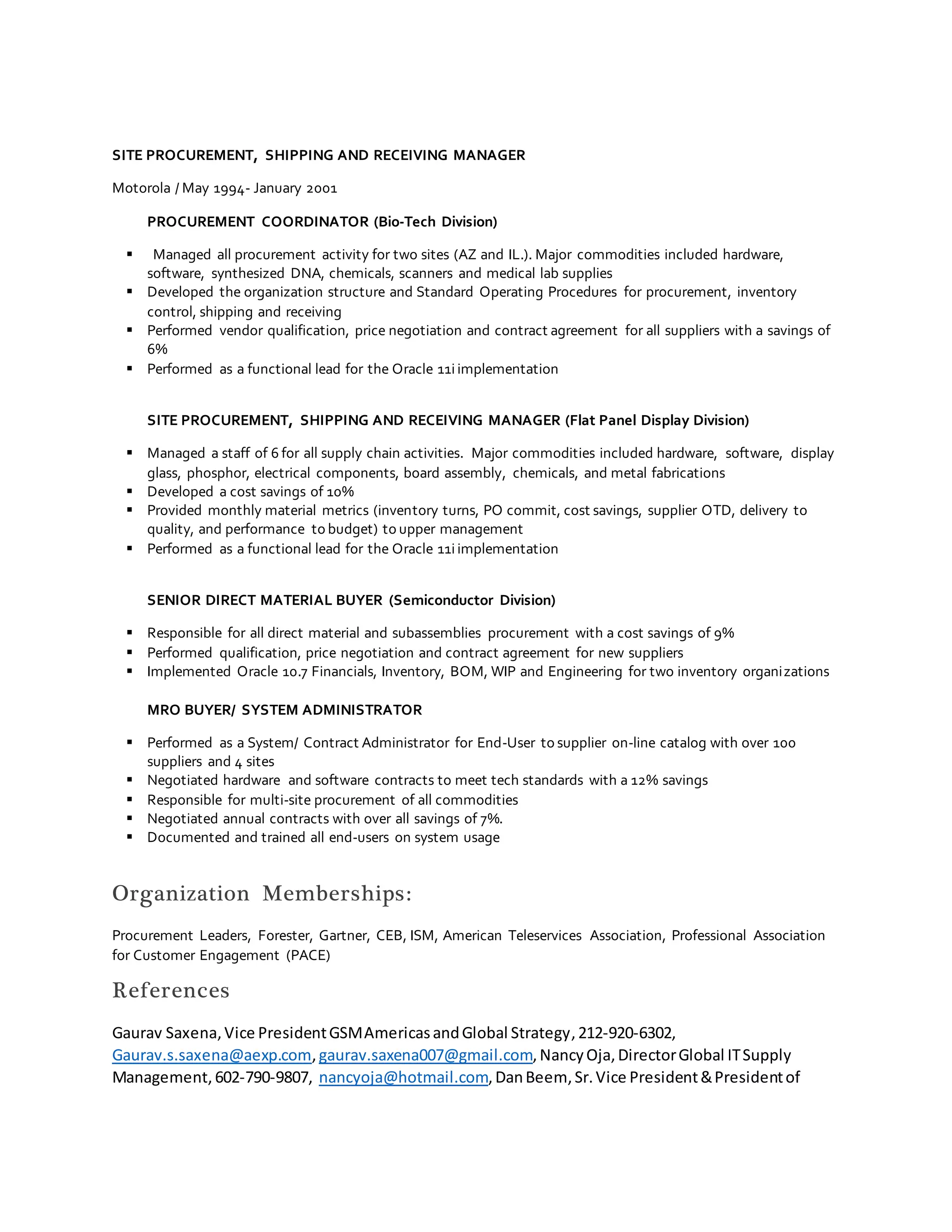 KEN SANCHEZ CV 103116 | PDF