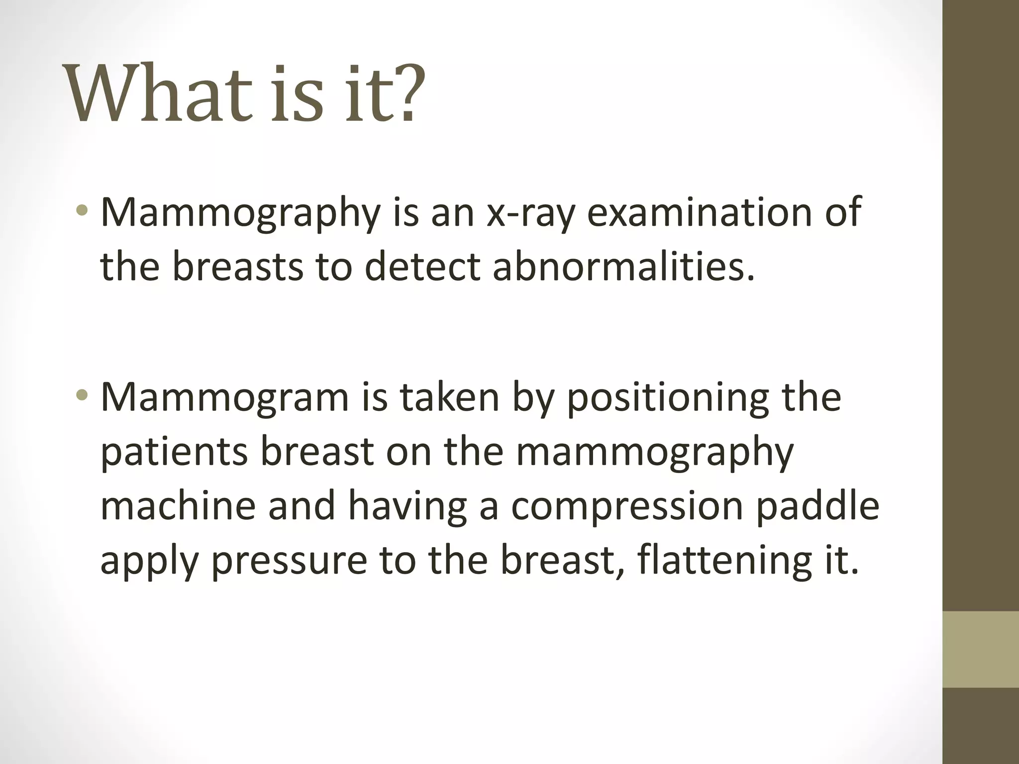 Mammography | PPT