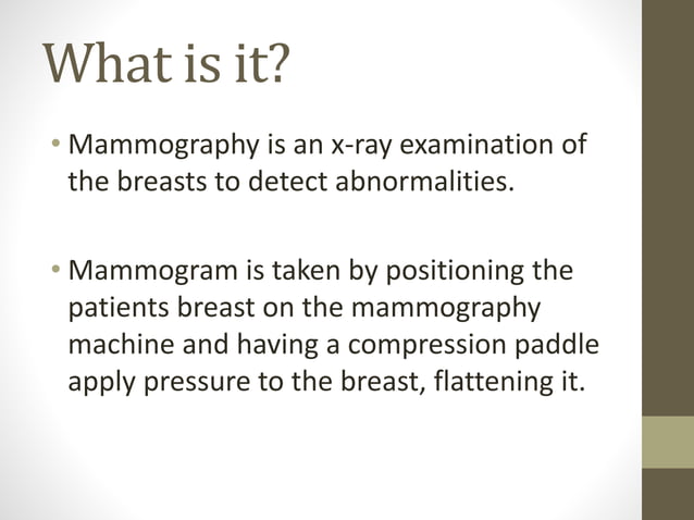 Mammography | PPT