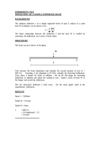 1415-CE227_Lab_Assg4_Deflection | PDF