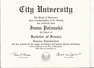 Bachelor Diploma | PPT