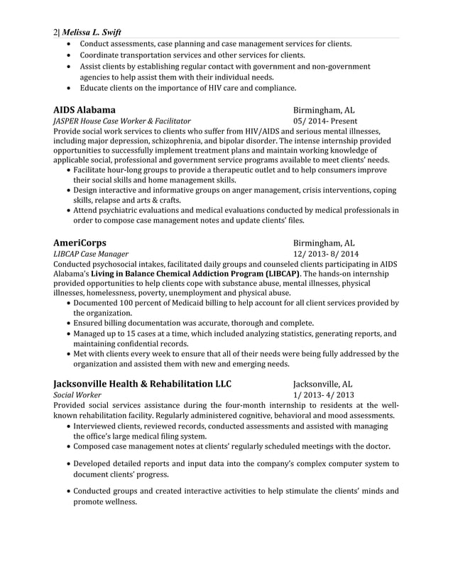 Resume Swift Pdf