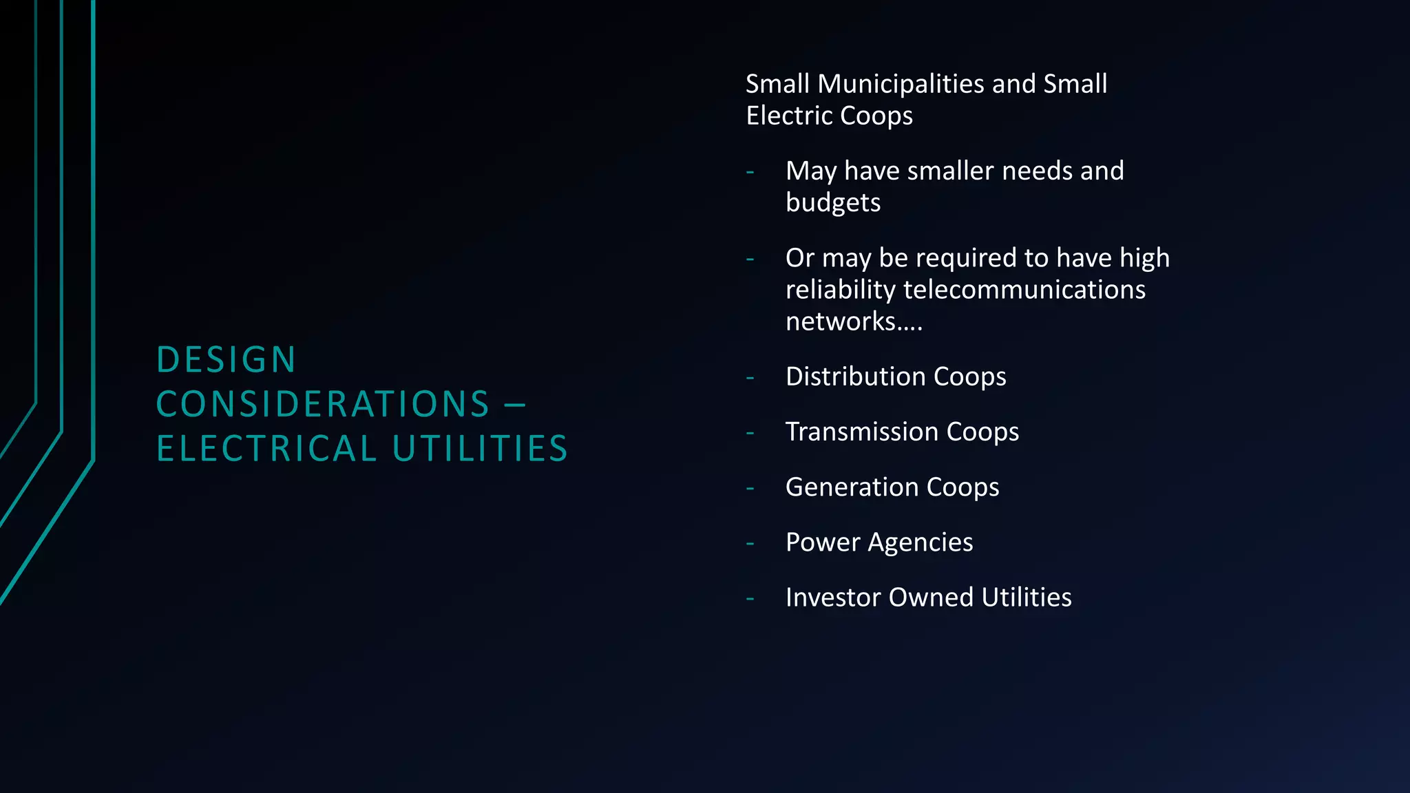 microwave in electric utilities presentation (widescreen) | PPTX