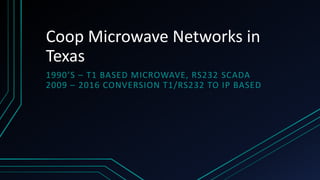 microwave in electric utilities presentation (widescreen) | PPTX