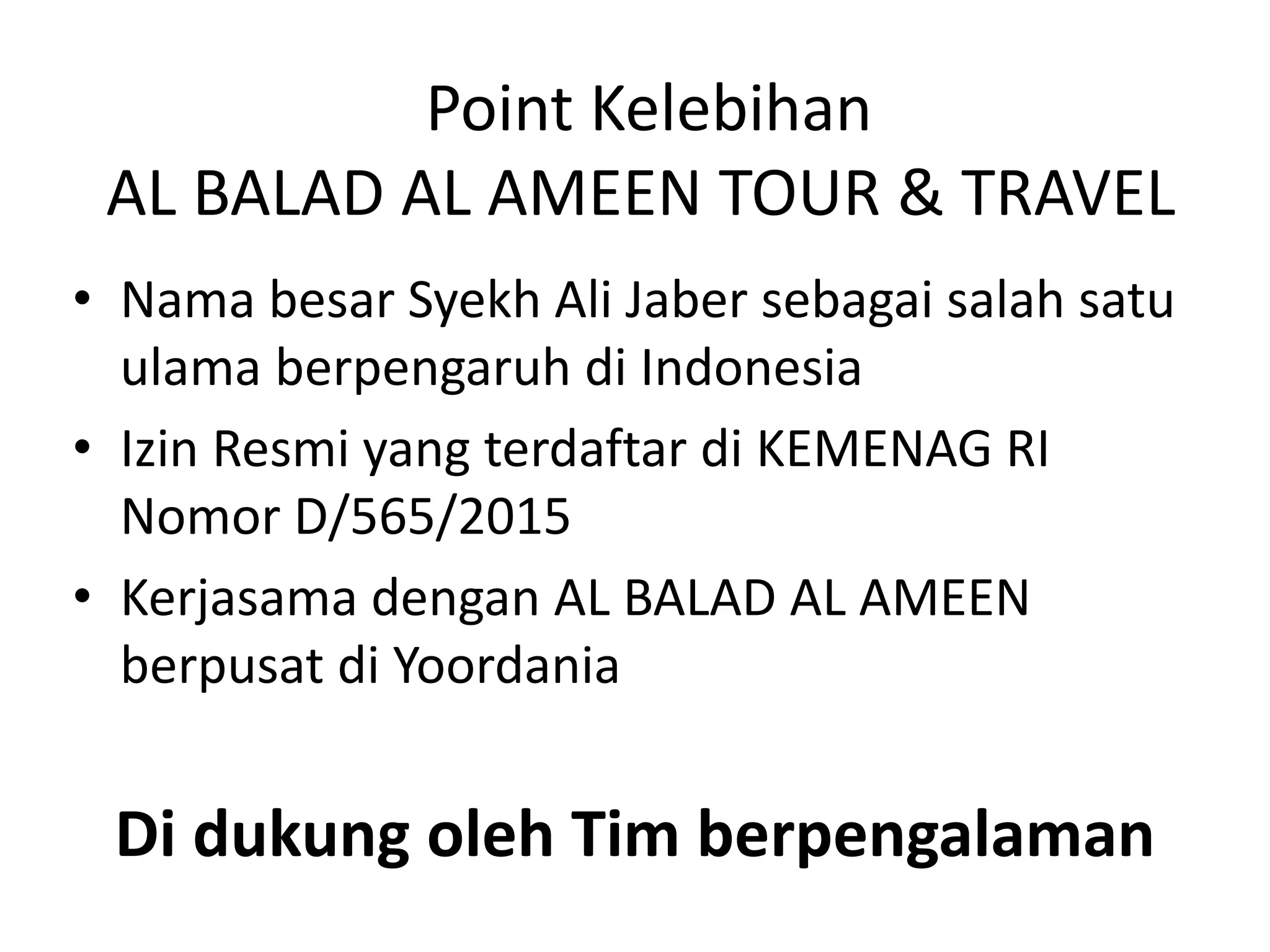 Presentasi Al Balad Al AMeen | PPSX