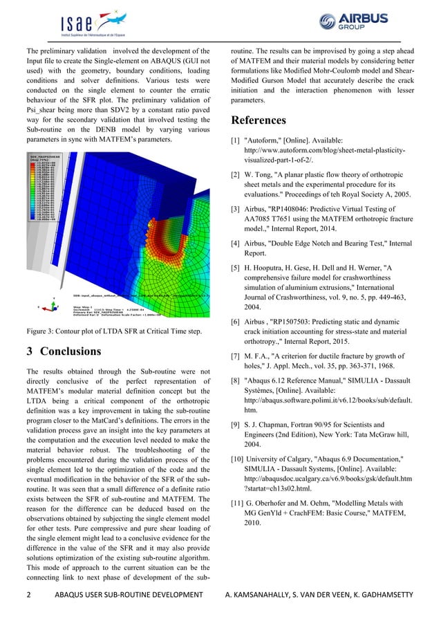 Master Thesis_ AravindKS_Airbus_2-Page Summary | PDF