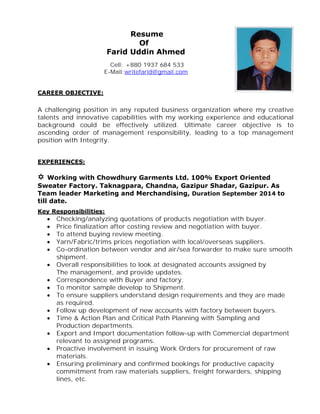 Farid-CV. | PDF