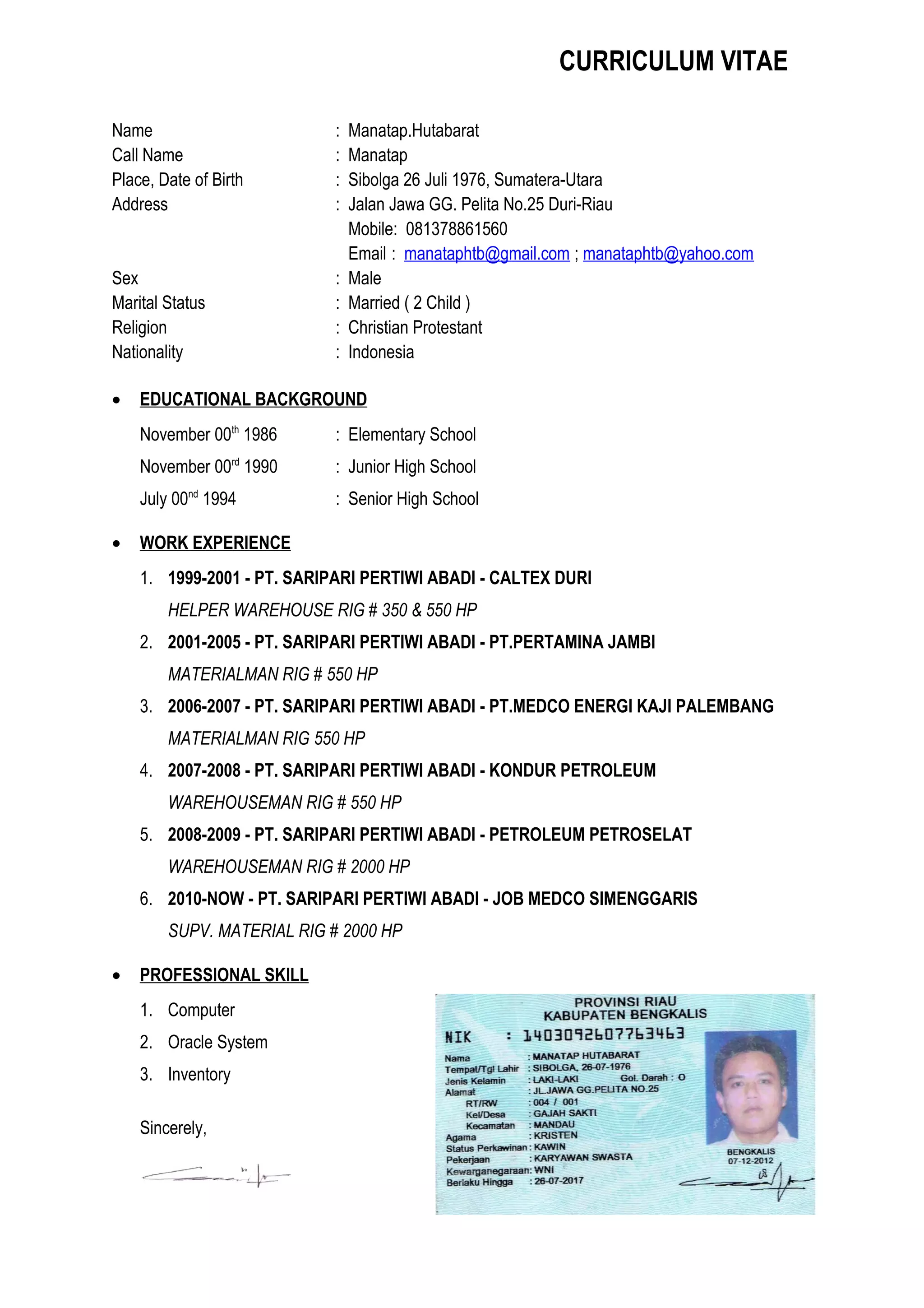 Curriculum Vitae | DOC