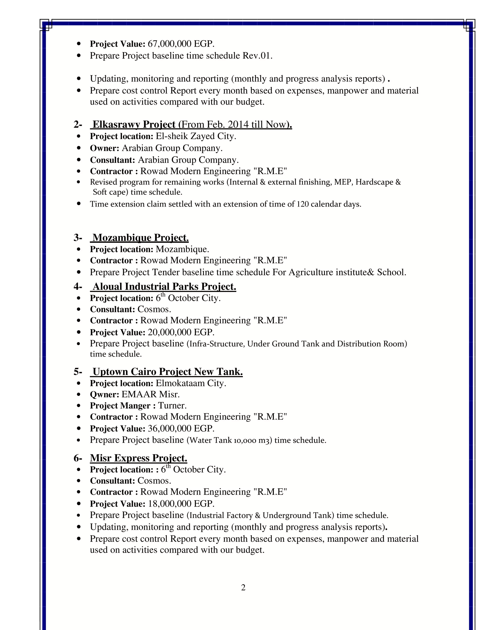 mohamed_mahmoud_atia - Planning & Cost Control Engineer | PDF