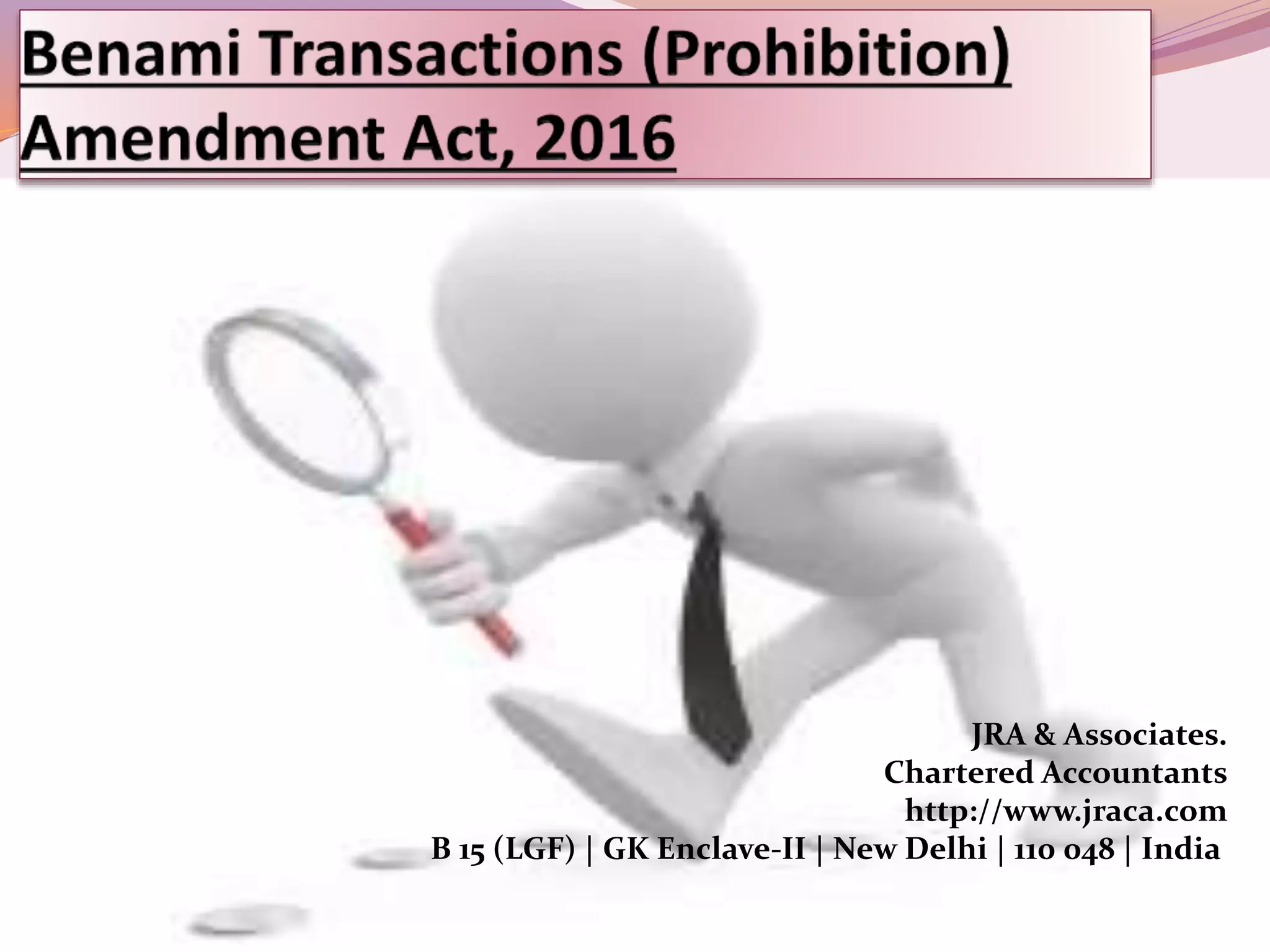Benami Transactions | PPT