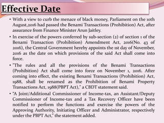 Benami Transactions | PPT
