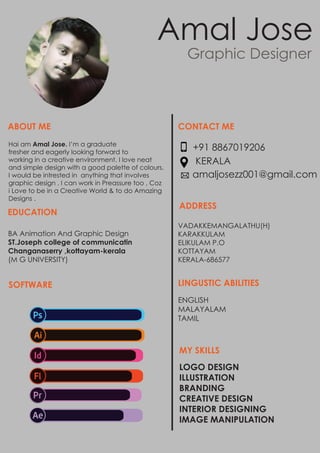 amal jose resume hi | PDF
