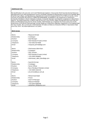 MIRZA ADEEL BAIG SGS CV WORD FORMAT | DOCX