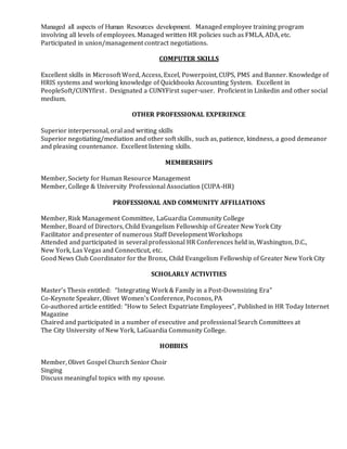 Claudette's Resume - 4-22-15 | DOCX