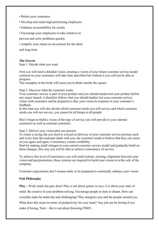 Service Management Study Guide | DOC