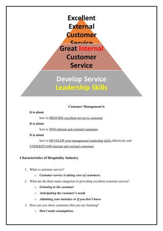 Service Management Study Guide | DOC
