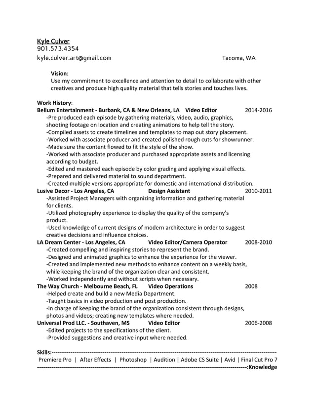 Kyle-Culver-Resume-03-2016 | PDF