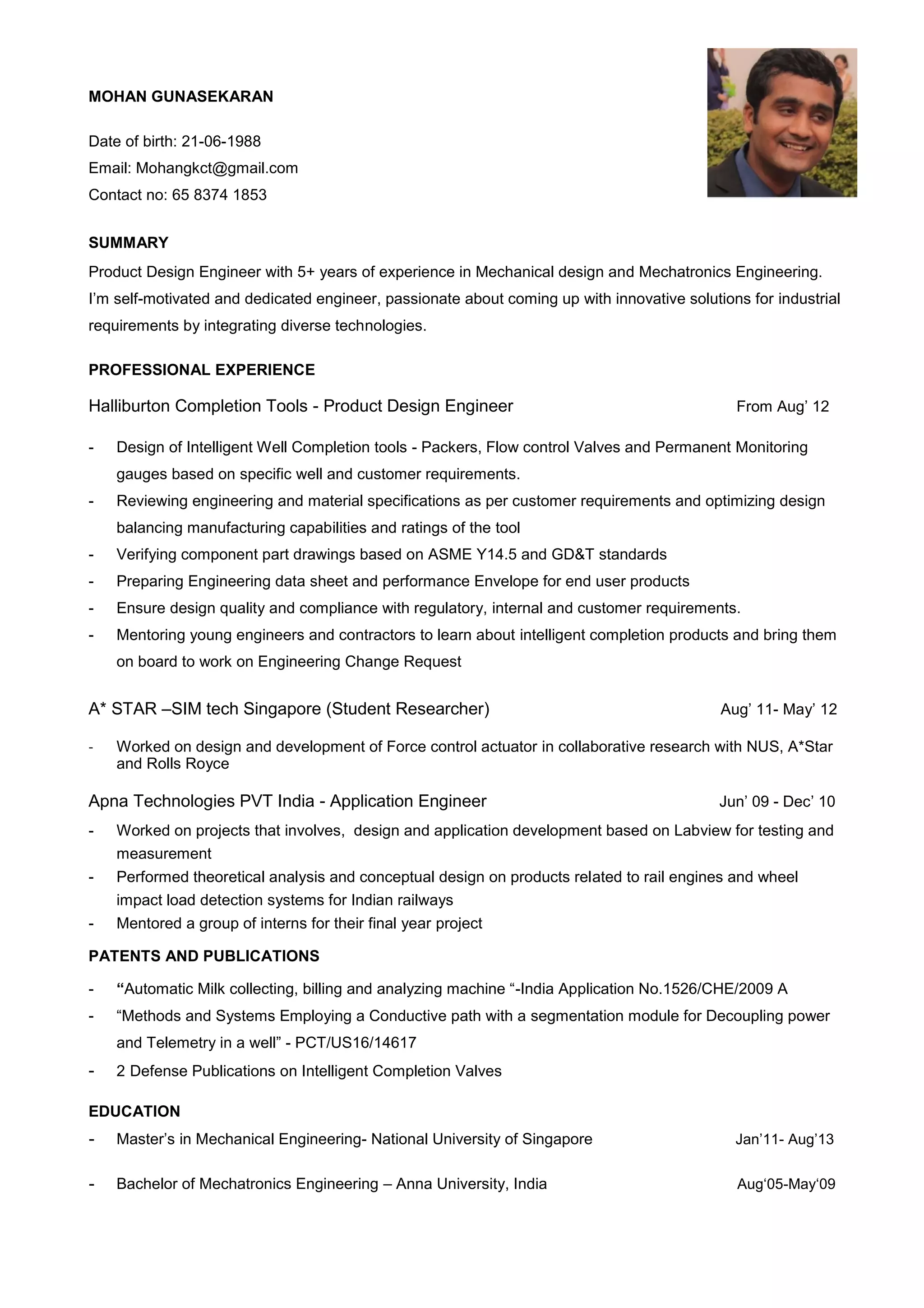 Mohan_Resume | PDF | Business | Business and Finance