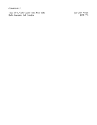 HECTOR RESUME 2016 | PDF