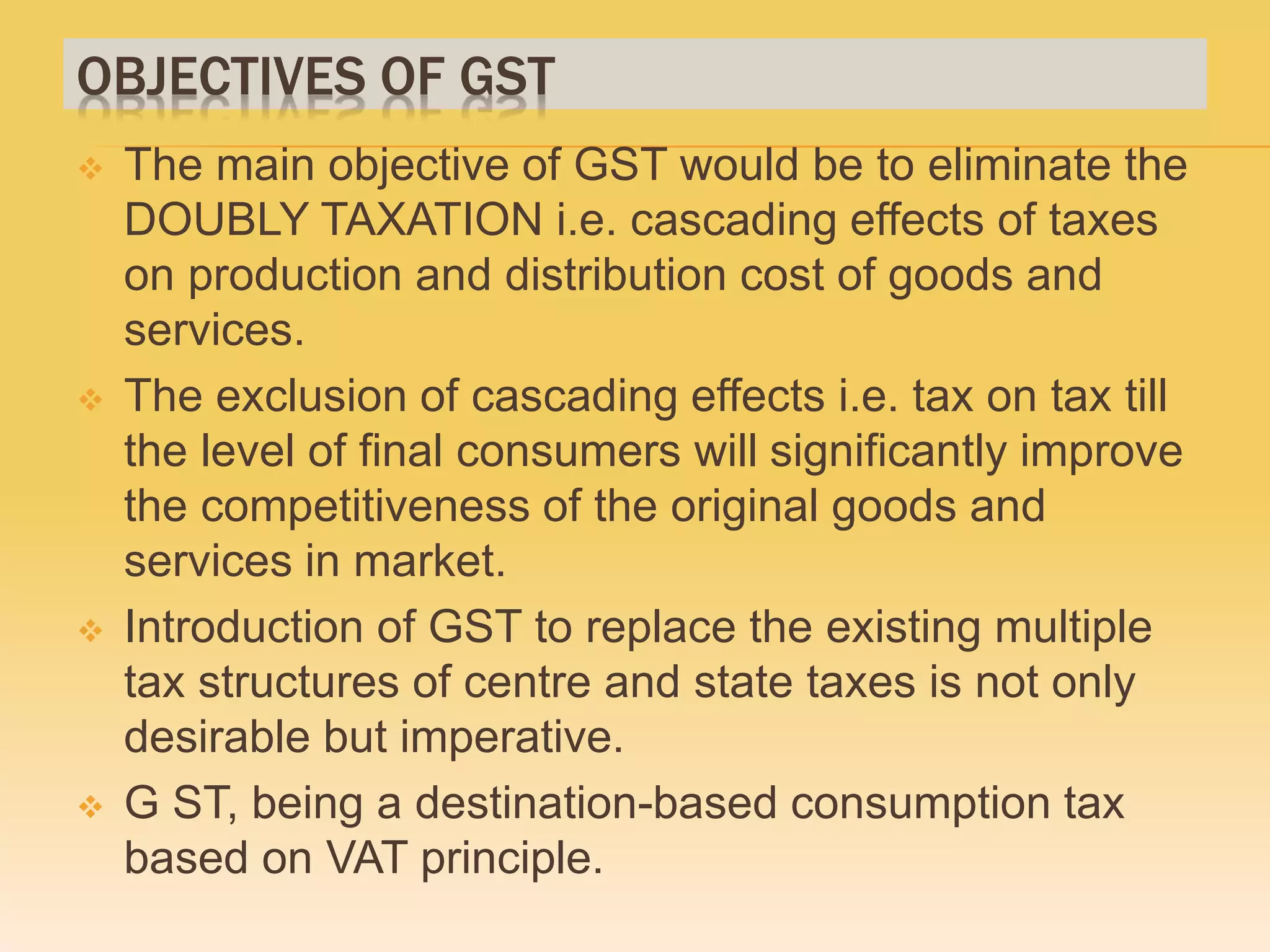 GOODS AND SERVICE TAX- PRACHEE | PPTX