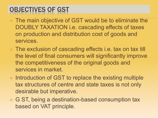 GOODS AND SERVICE TAX- PRACHEE | PPTX