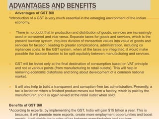 GOODS AND SERVICE TAX- PRACHEE | PPTX
