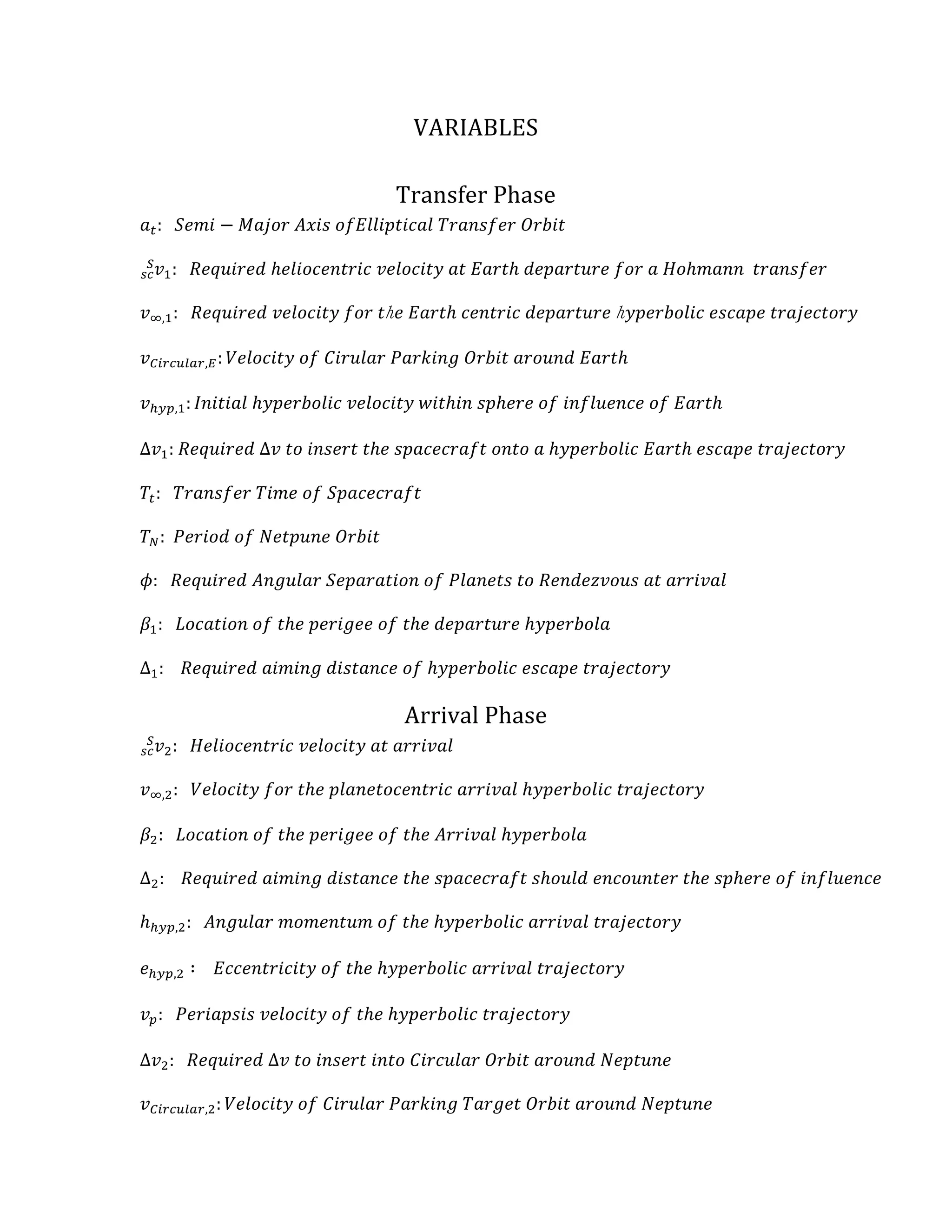 Orbital Mechanics Design Project | PDF
